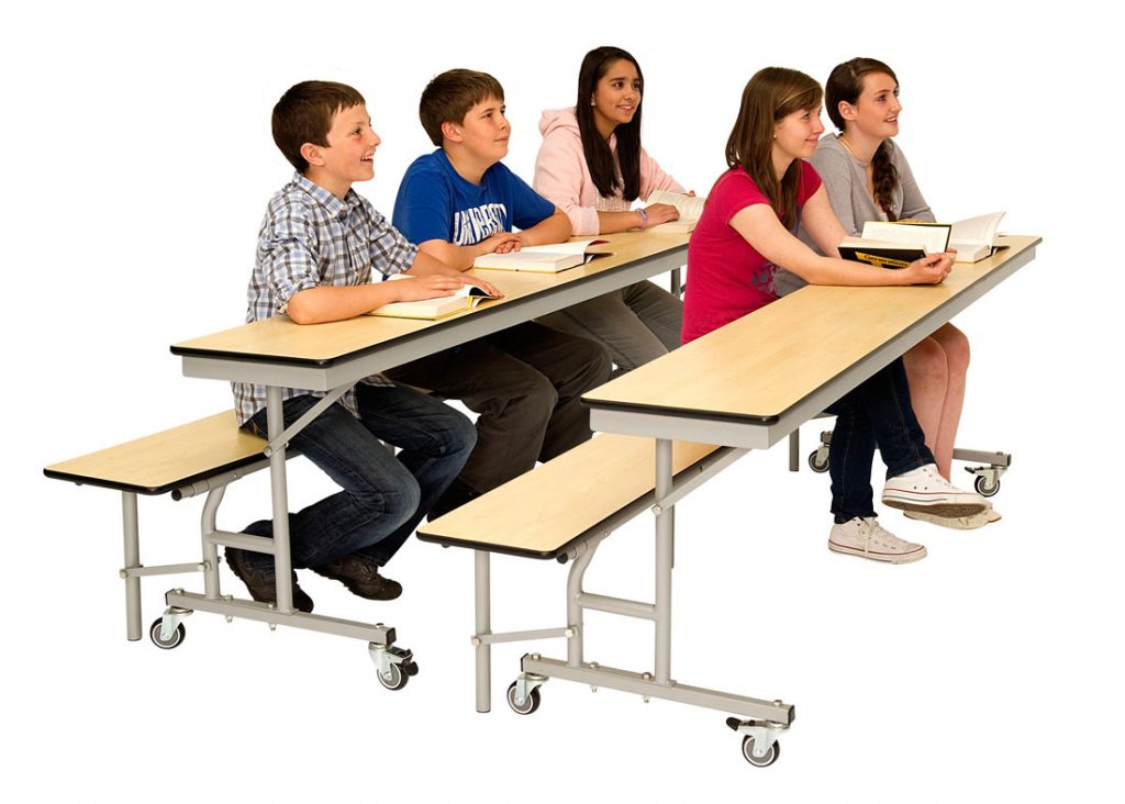 Mobile Tables with seats - Furniture For Schools