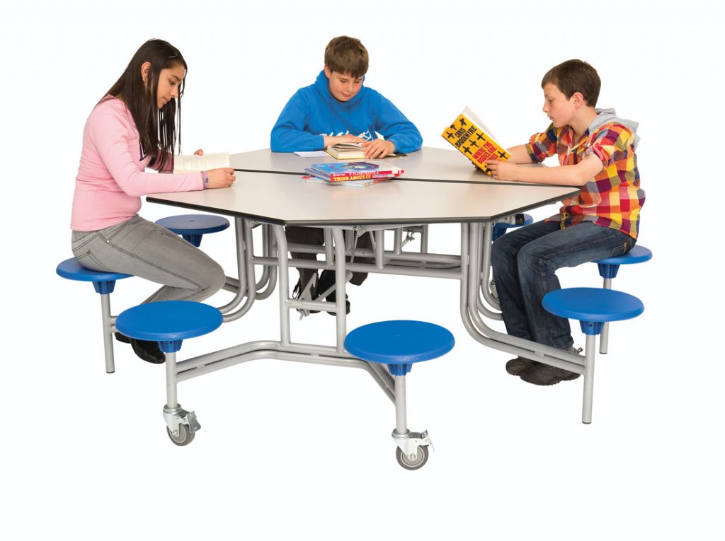 Mobile Tables with seats - Furniture For Schools