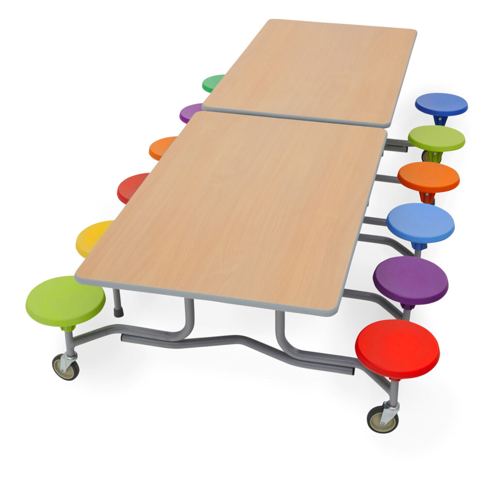 Mobile Tables with seats - Furniture For Schools