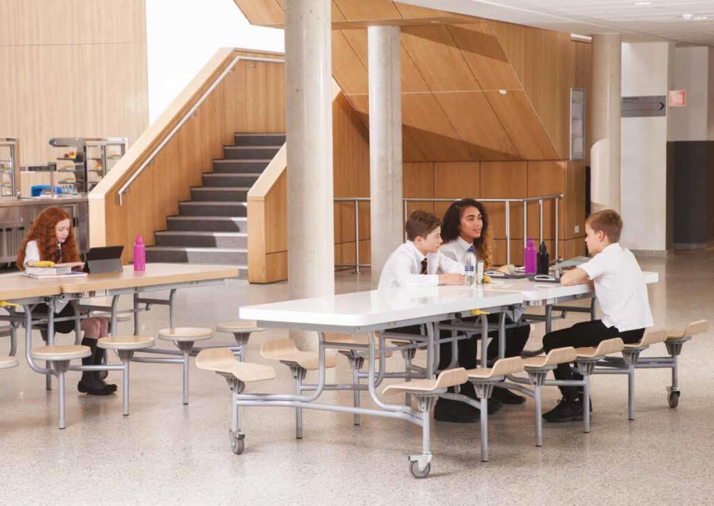 Mobile Tables with seats - Furniture For Schools